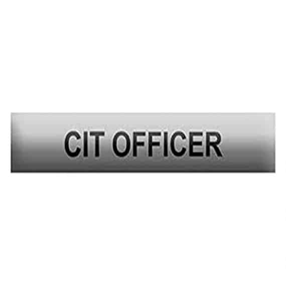 CIT - Crisis Intervention Team - Officer Citation Bar | The Pin People