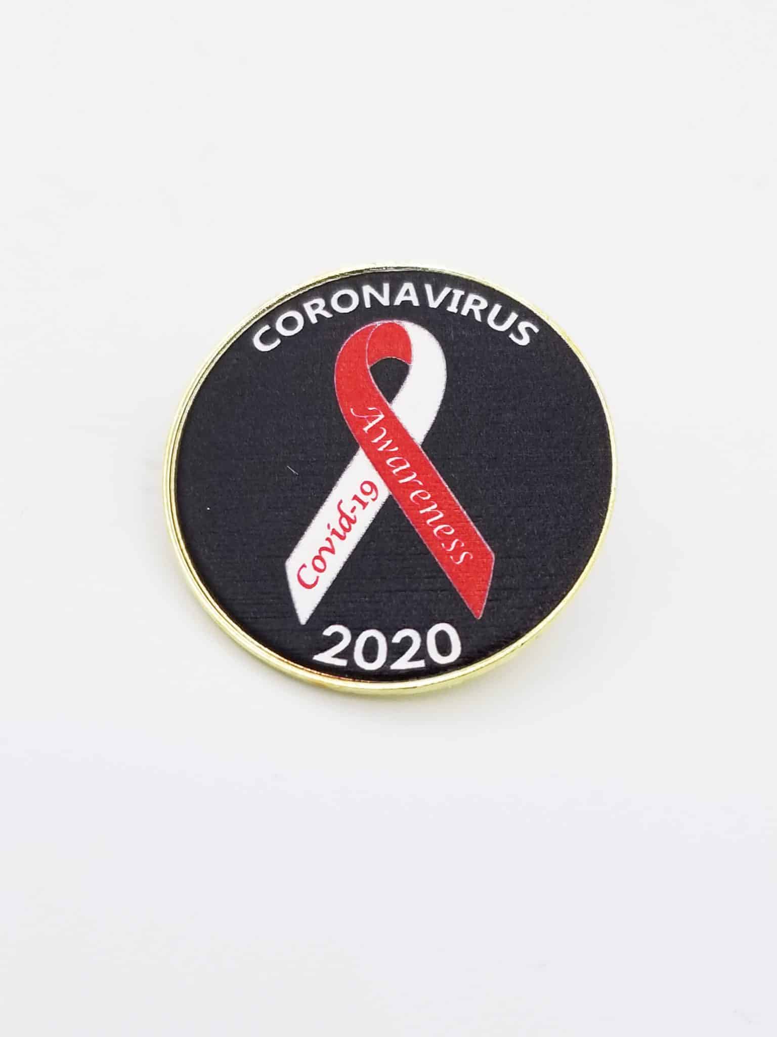 Covid-19 Awareness Ribbon Lapel Pin | The Pin People